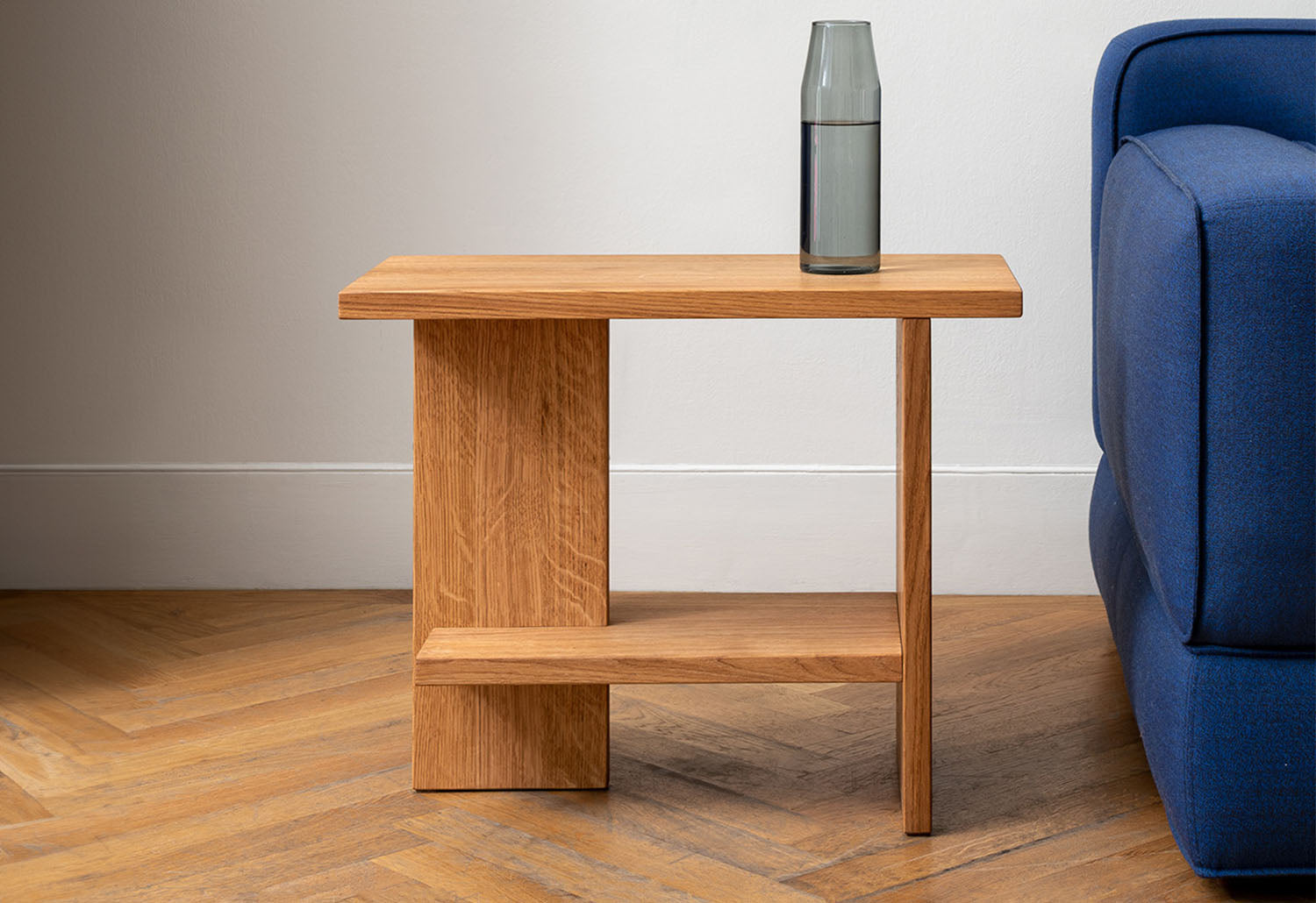 Nine Tee Side Table | twentytwentyone | Oak - Rectangle
