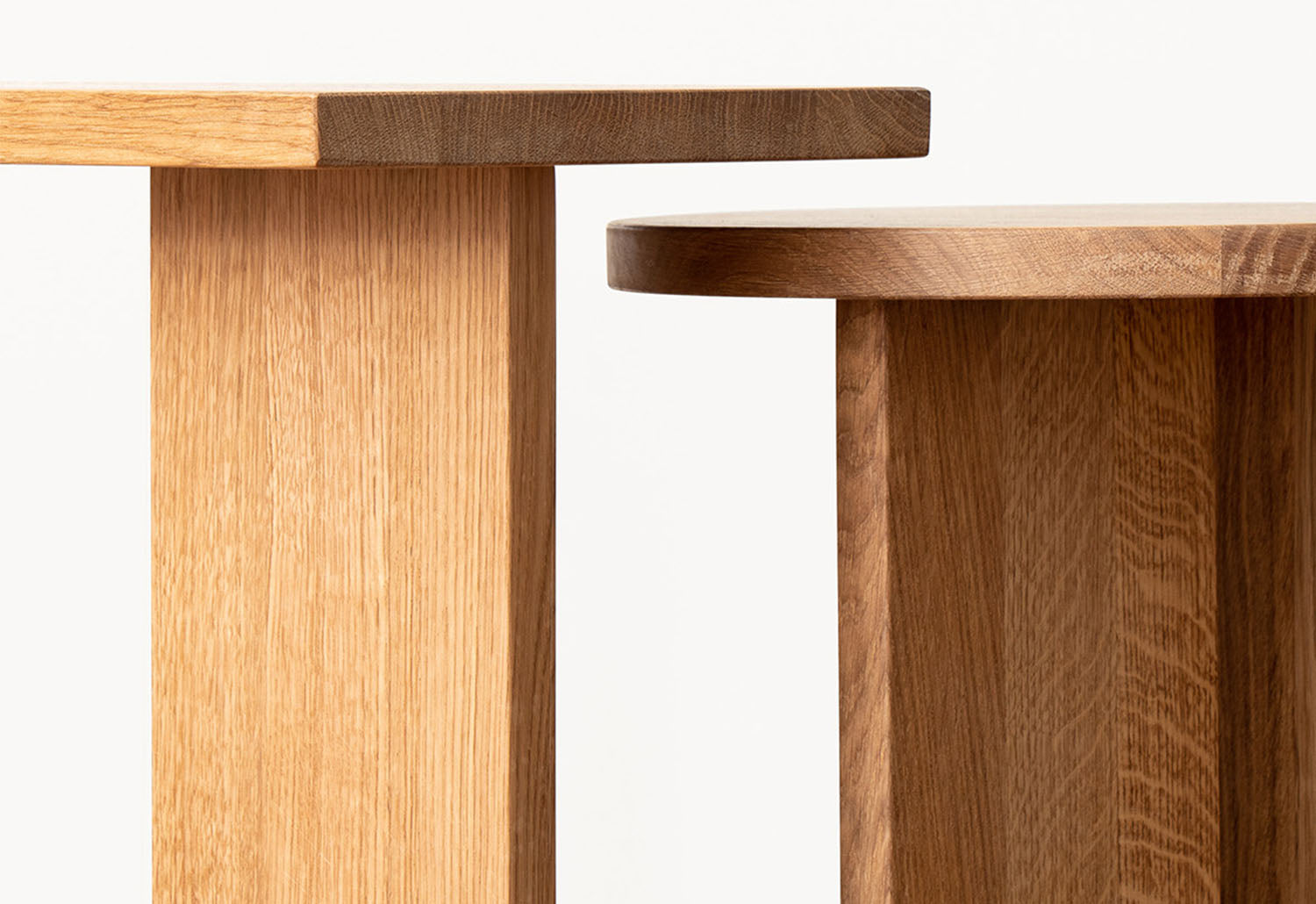 Nine Tee Side Table | twentytwentyone | Oak - Rectangle