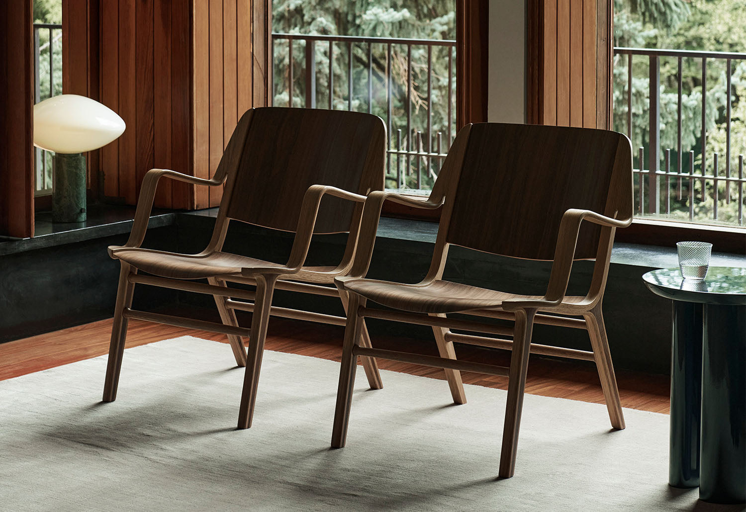 &Tradition AX Chair HM11 | twentytwentyone | Dark stained oak