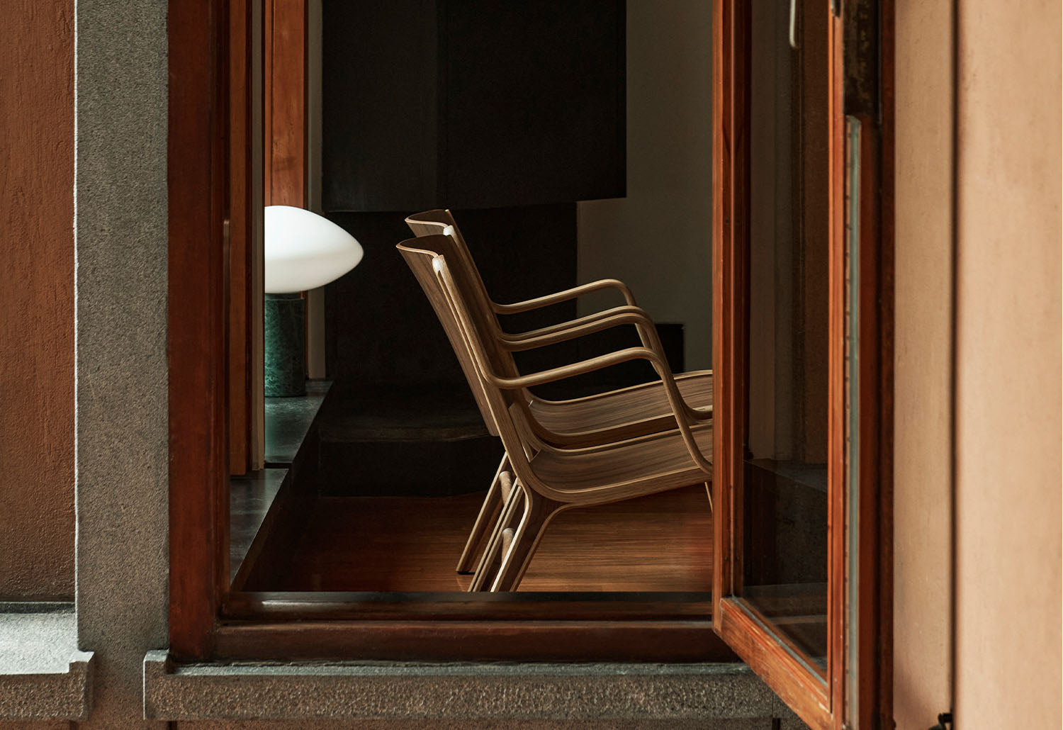 &Tradition AX Chair HM11 | twentytwentyone | Dark stained oak