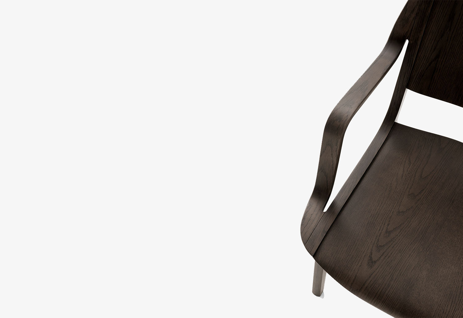 &Tradition AX Chair HM11 | twentytwentyone | Dark stained oak