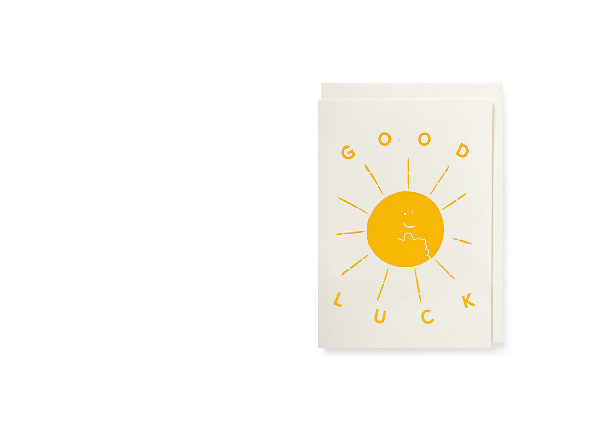Archivist Gallery Good Luck Sun Card | twentytwentyone