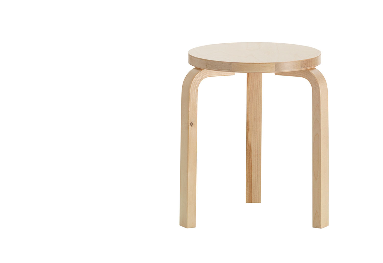 Artek Aalto Stool 60 | twentytwentyone | Birch veneer - Veneered Seat