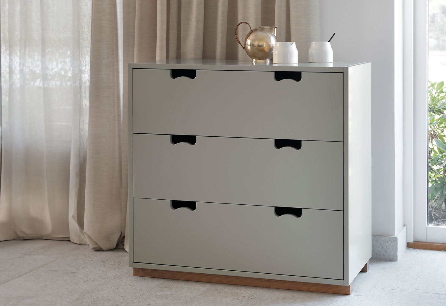 Asplund Snow A3 Drawers | twentytwentyone | Oak / White - Colour