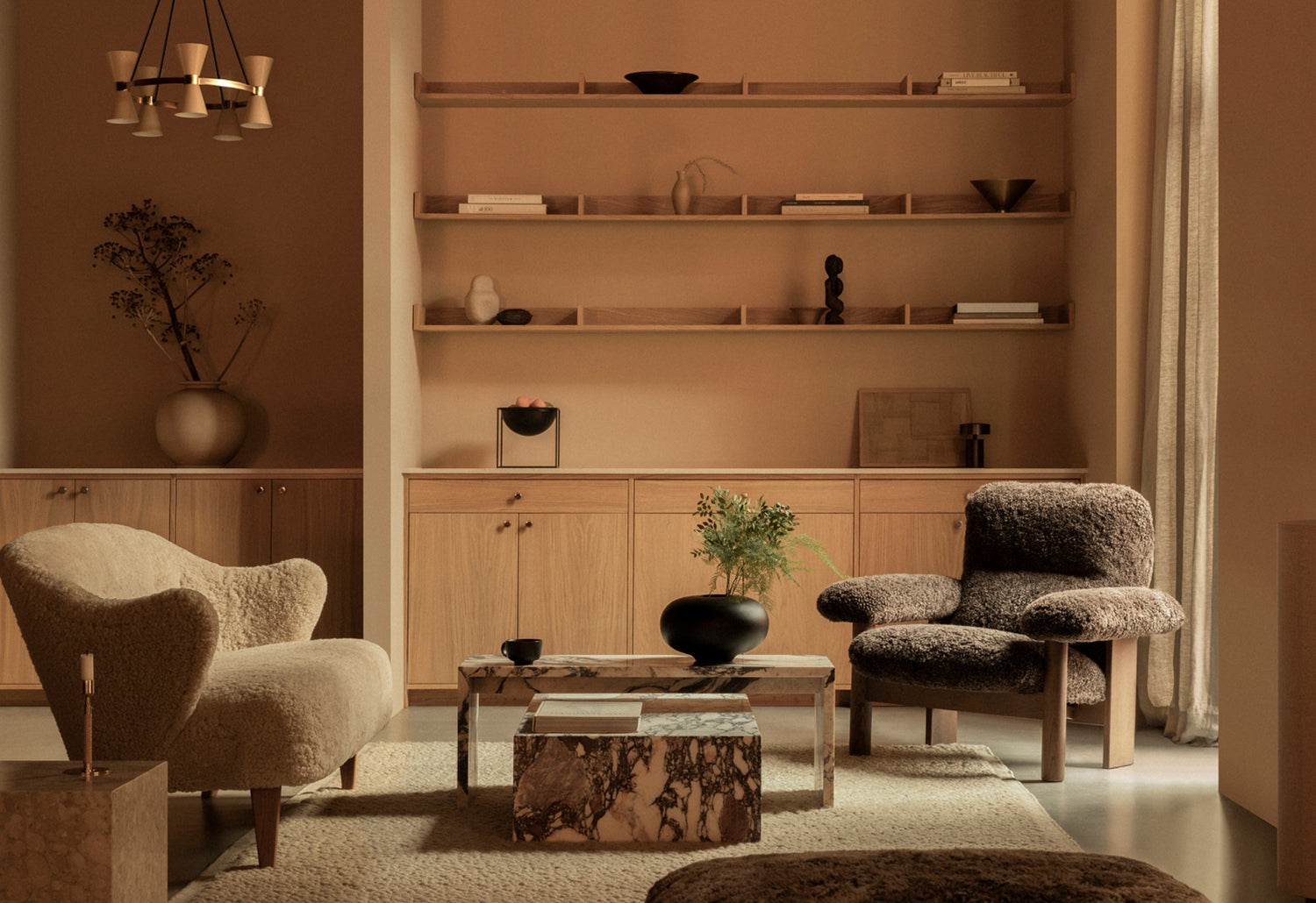 Audo Copenhagen Plinth Low | twentytwentyone | Black Marquina marble ...