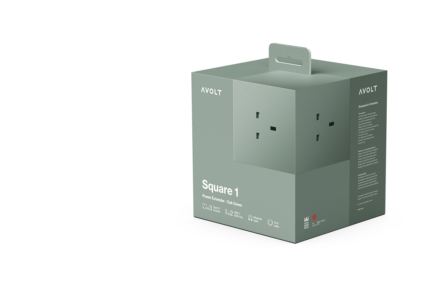 Avolt Square 1 Extension Lead | twentytwentyone | Nomad Sand - Colour