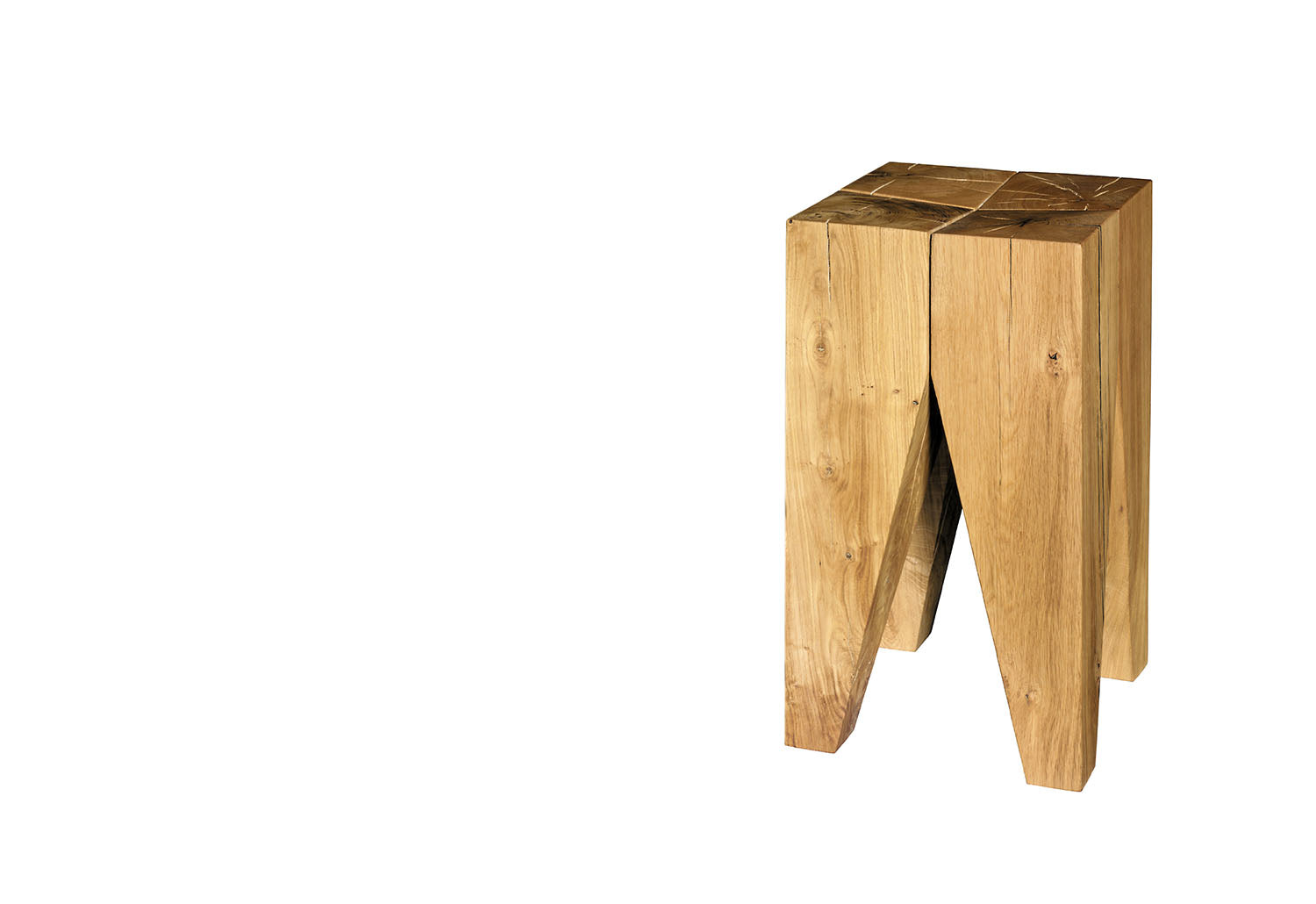 e15 ST04 Backenzahn Stool | twentytwentyone | European Oiled Oak - Wood