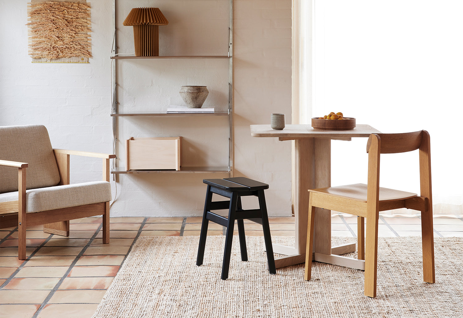 Form & Refine Angle Standard Stool | twentytwentyone | Matt lacquer - Beech