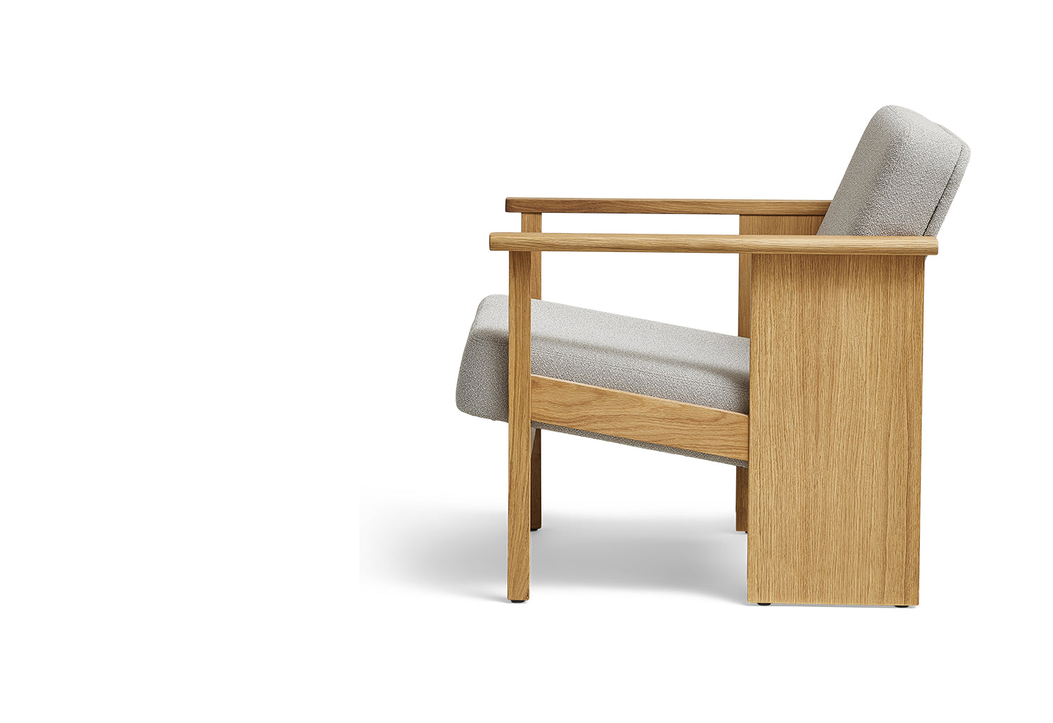 Form & Refine Block Lounge Chair | twentytwentyone | Natural oiled ...