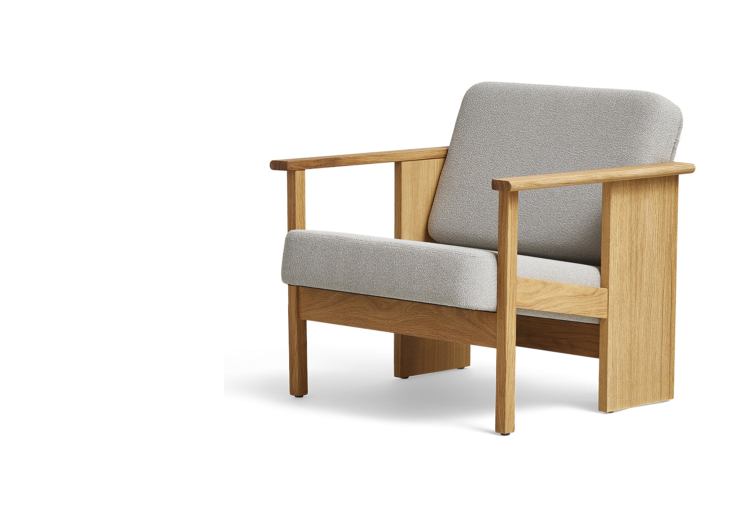 Form & Refine Block Lounge Chair | twentytwentyone | Natural oiled ...