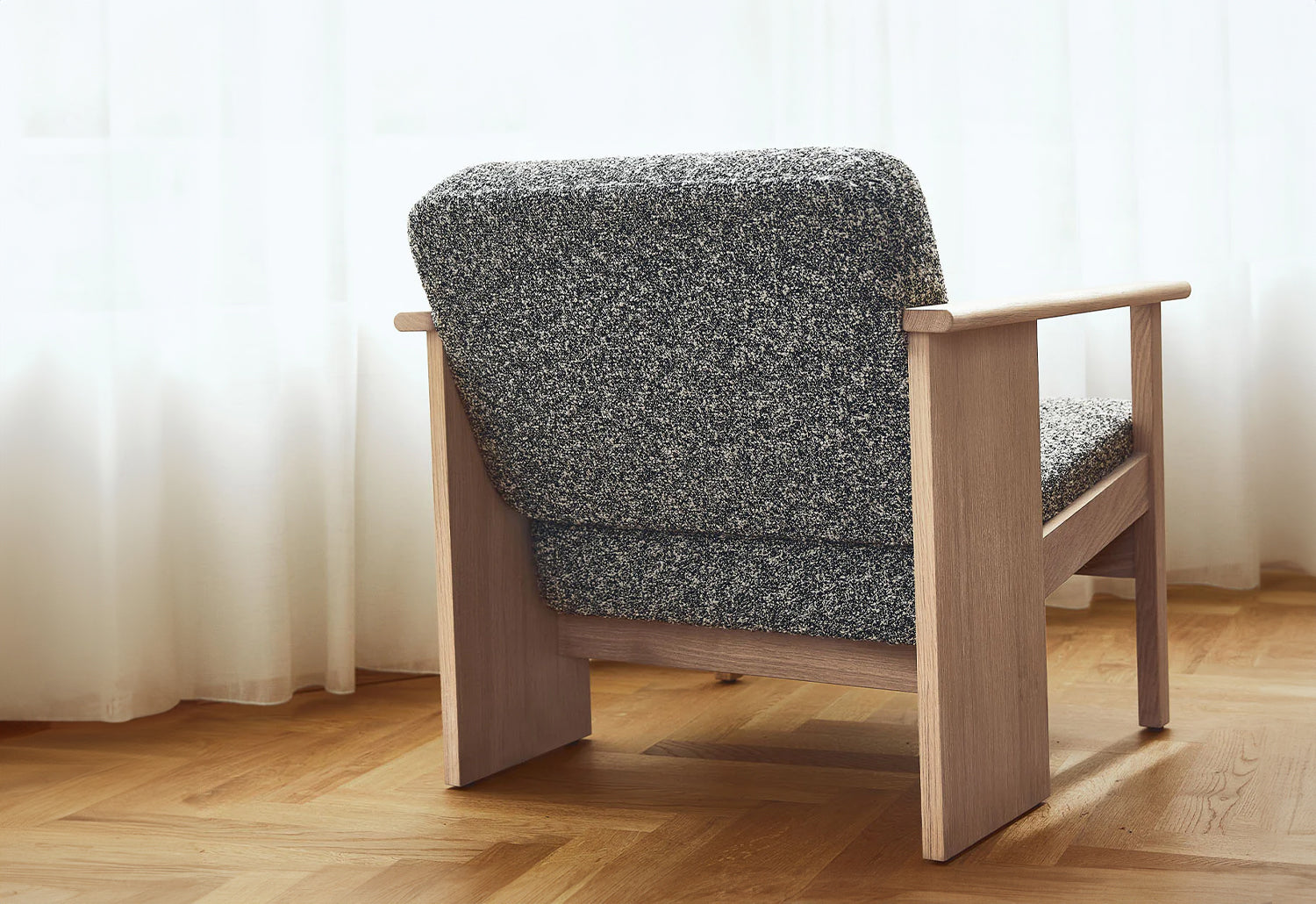 Form & Refine Block Lounge Chair | twentytwentyone | Natural oiled ...