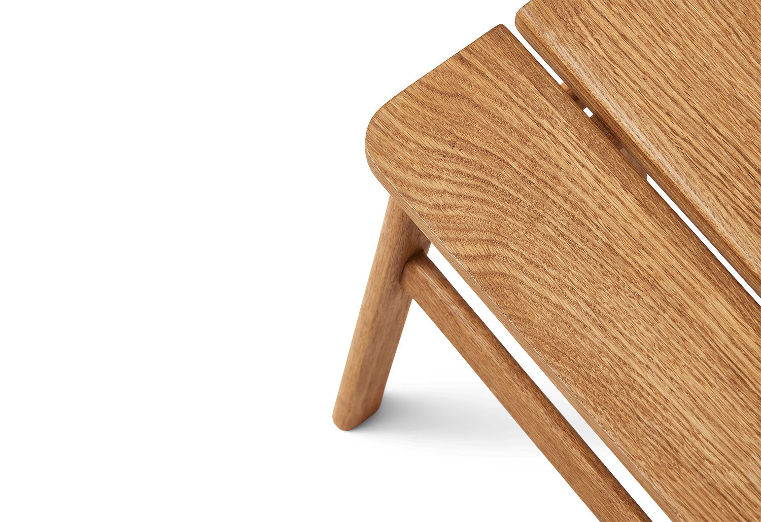 Form & Refine Angle Standard Stool | twentytwentyone | Matt lacquer - Beech