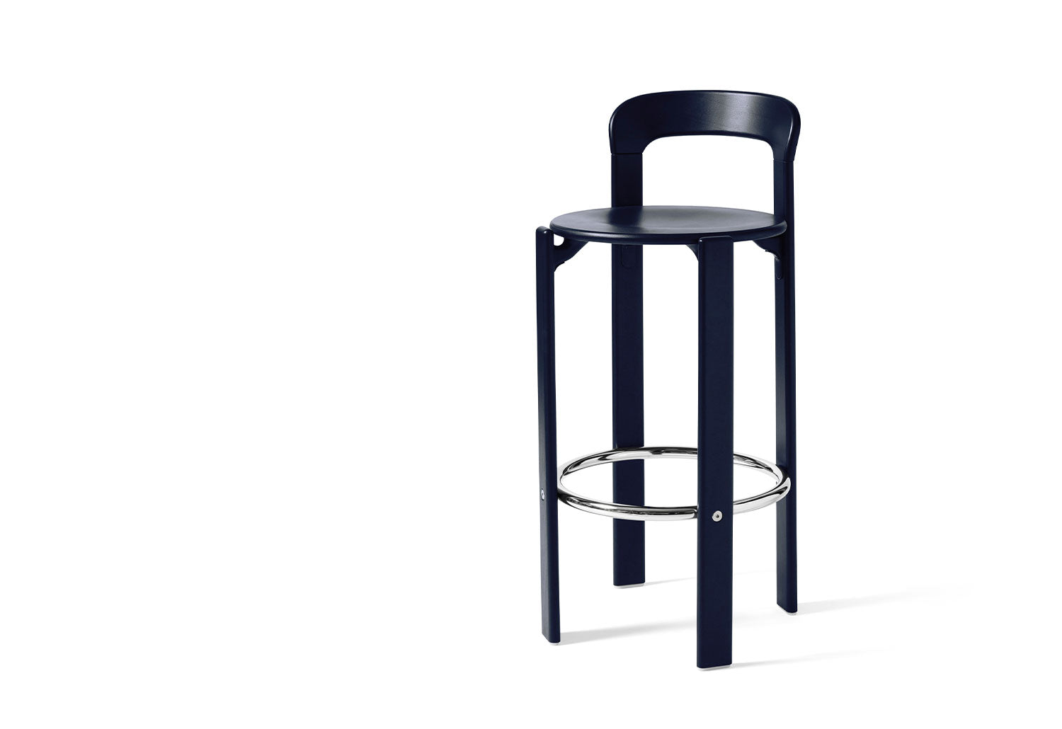 HAY Rey Bar Stool | twentytwentyone | Umber brown beech - Unupholstered