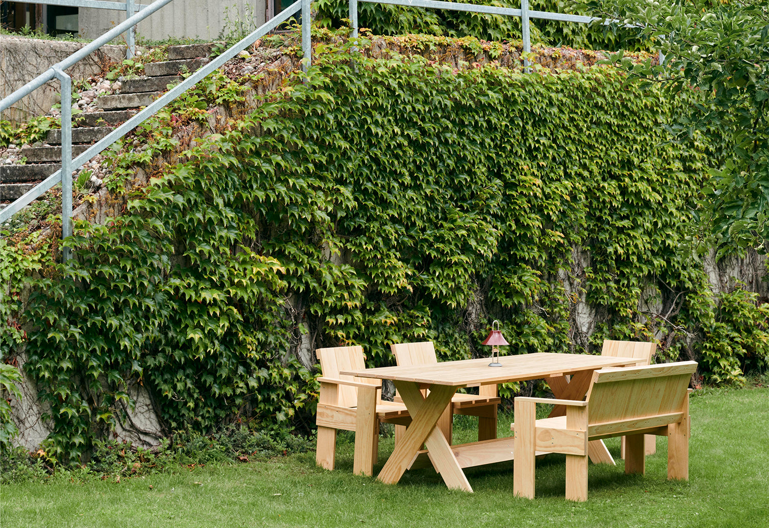 HAY Crate Dining Table | twentytwentyone | 180 x 89.5cm / Lacquered ...