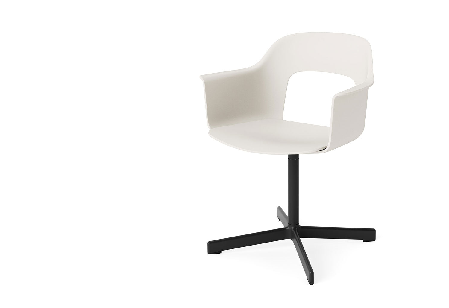 HAY Layout Armchair | Swivel Base | 231 + 234 | twentytwentyone | Black powder coated ...