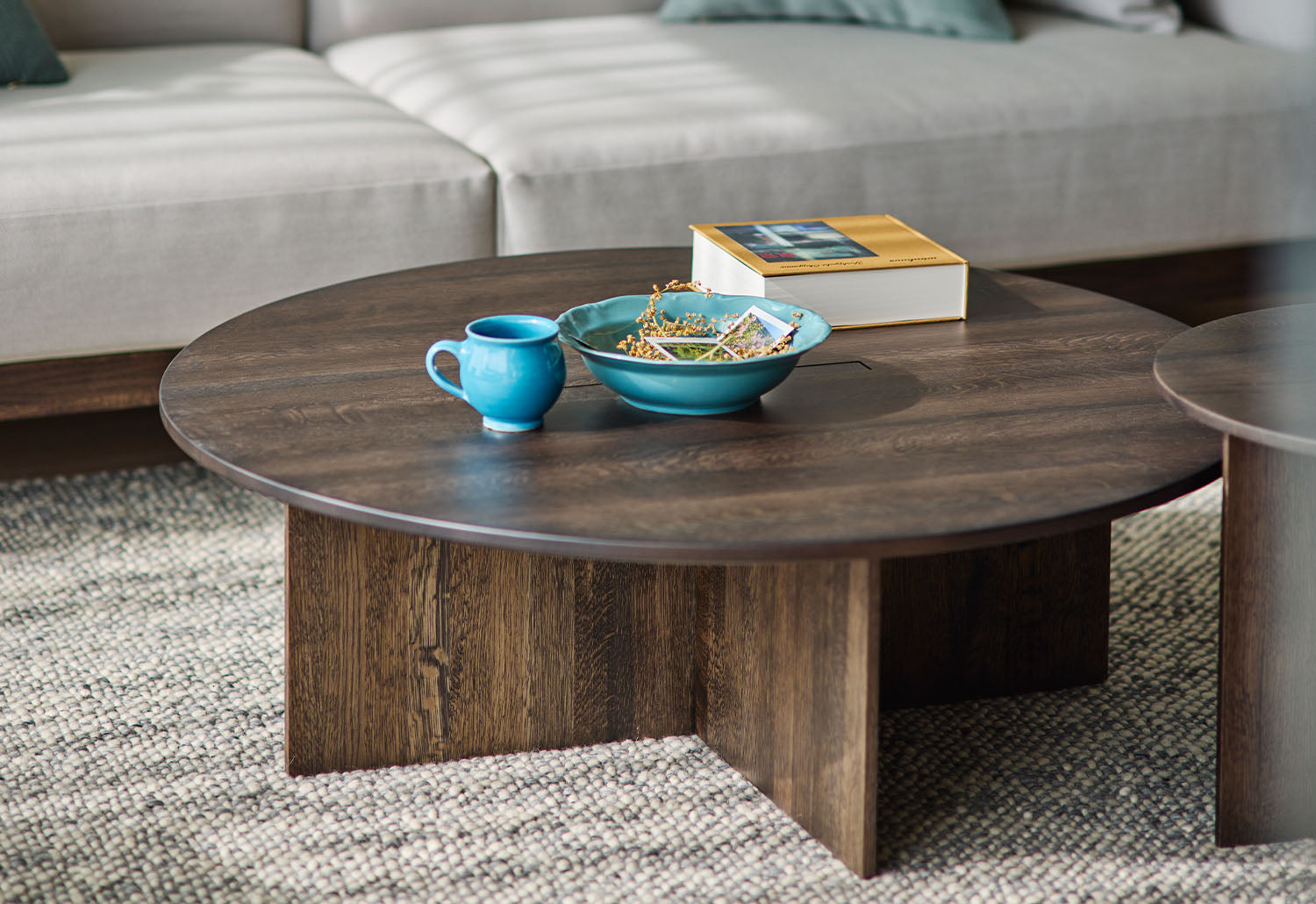 Karimoku Case N–ST02 Side Table | twentytwentyone | Large / Smoked oak ...