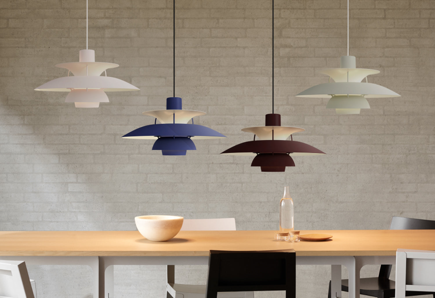 Louis Poulsen PH 5 Monochrome Pendant | twentytwentyone | Blue - Colour