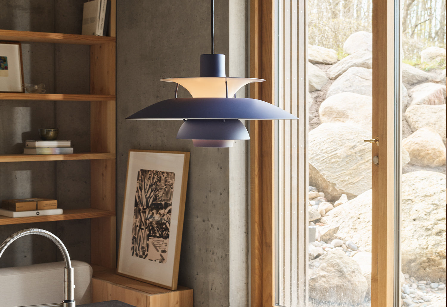 Louis Poulsen PH 5 Monochrome Pendant | twentytwentyone | Blue - Colour