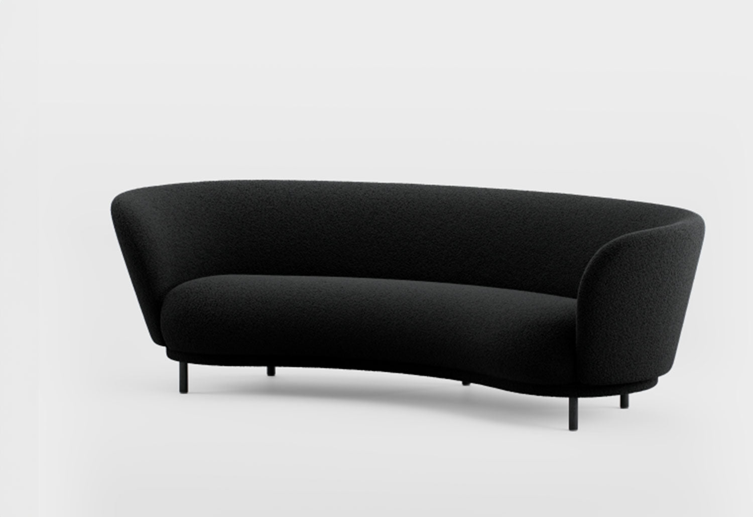 Massproductions Dandy 3 Seater Sofa | twentytwentyone | Storr Coal ...