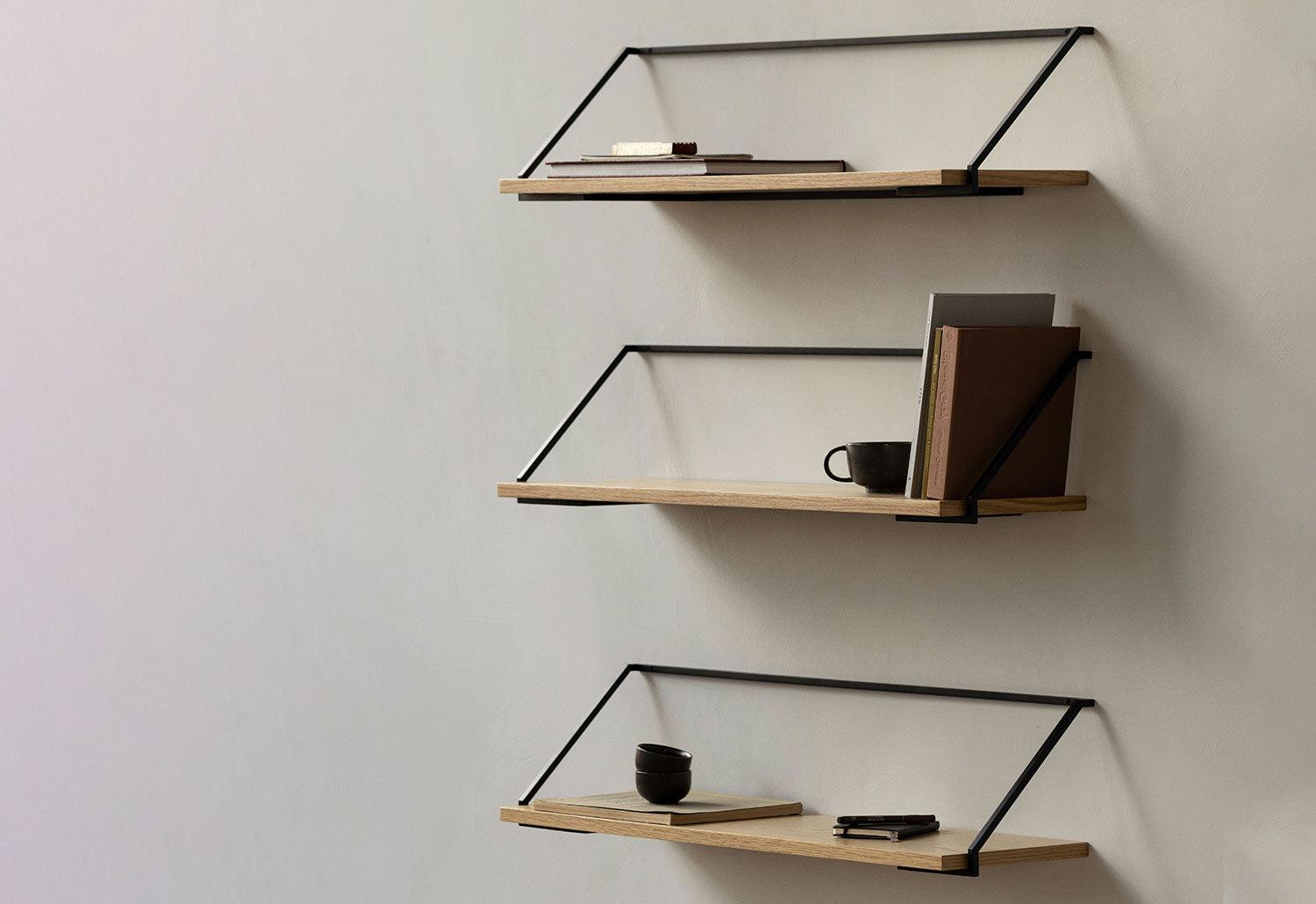 Audo Copenhagen Rail Shelf | twentytwentyone | Dark Stained Oak
