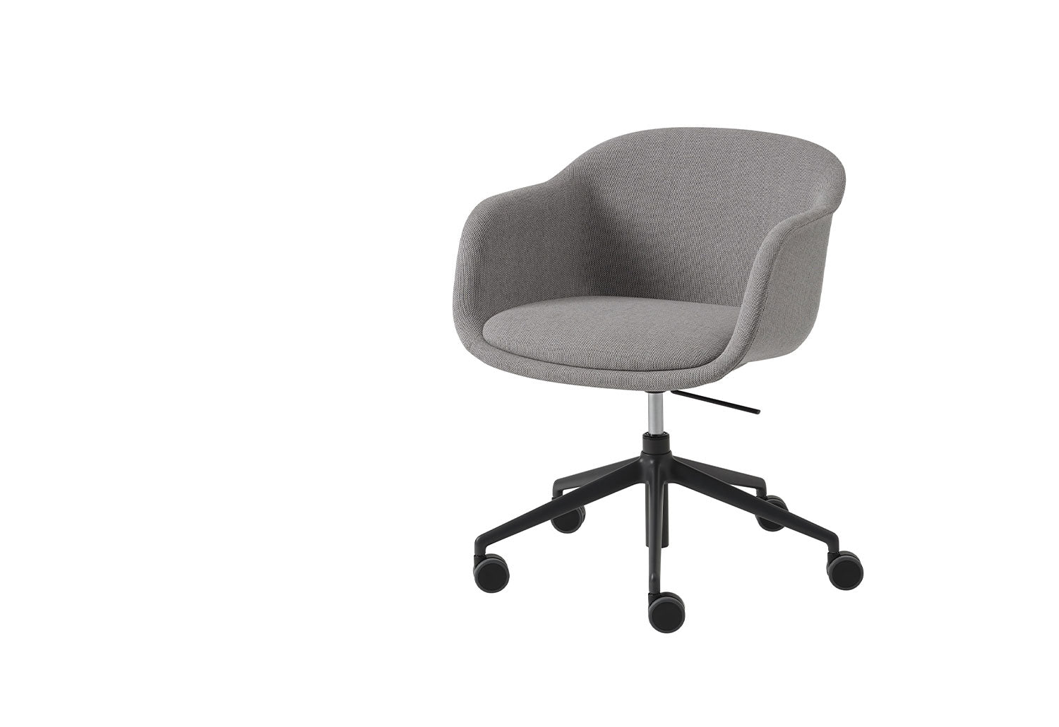Muuto Fiber Conference Armchair Swivel | Gas Lift | Castors | Tilt ...