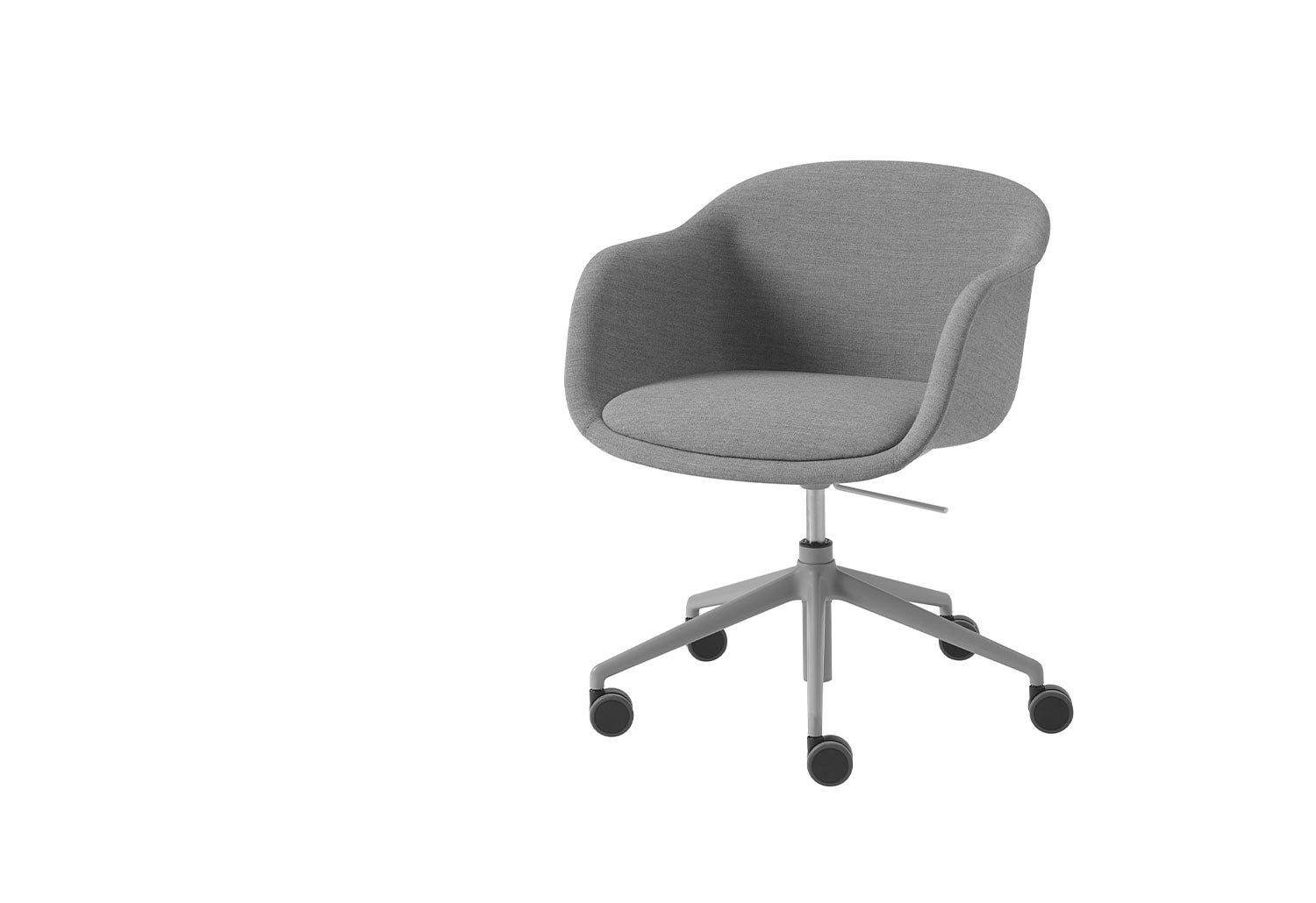 Muuto Fiber Conference Armchair Swivel | Gas Lift | Castors | Tilt ...