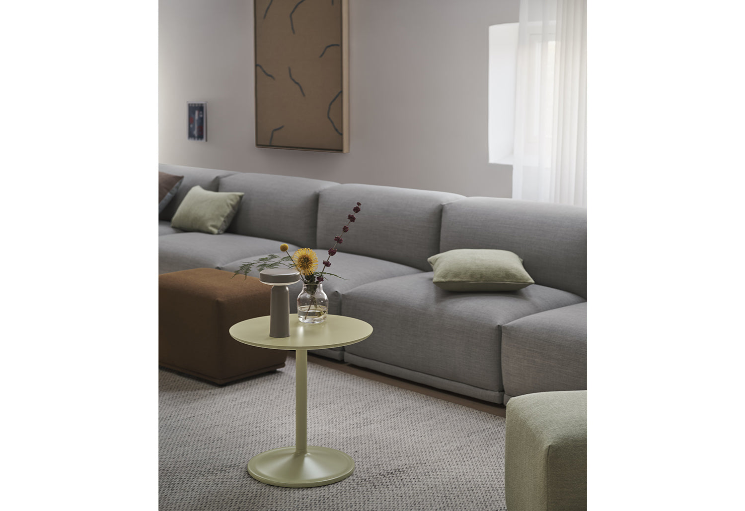 Muuto Soft Side Table | twentytwentyone | Square - 40cmh / Oiled Smoked ...