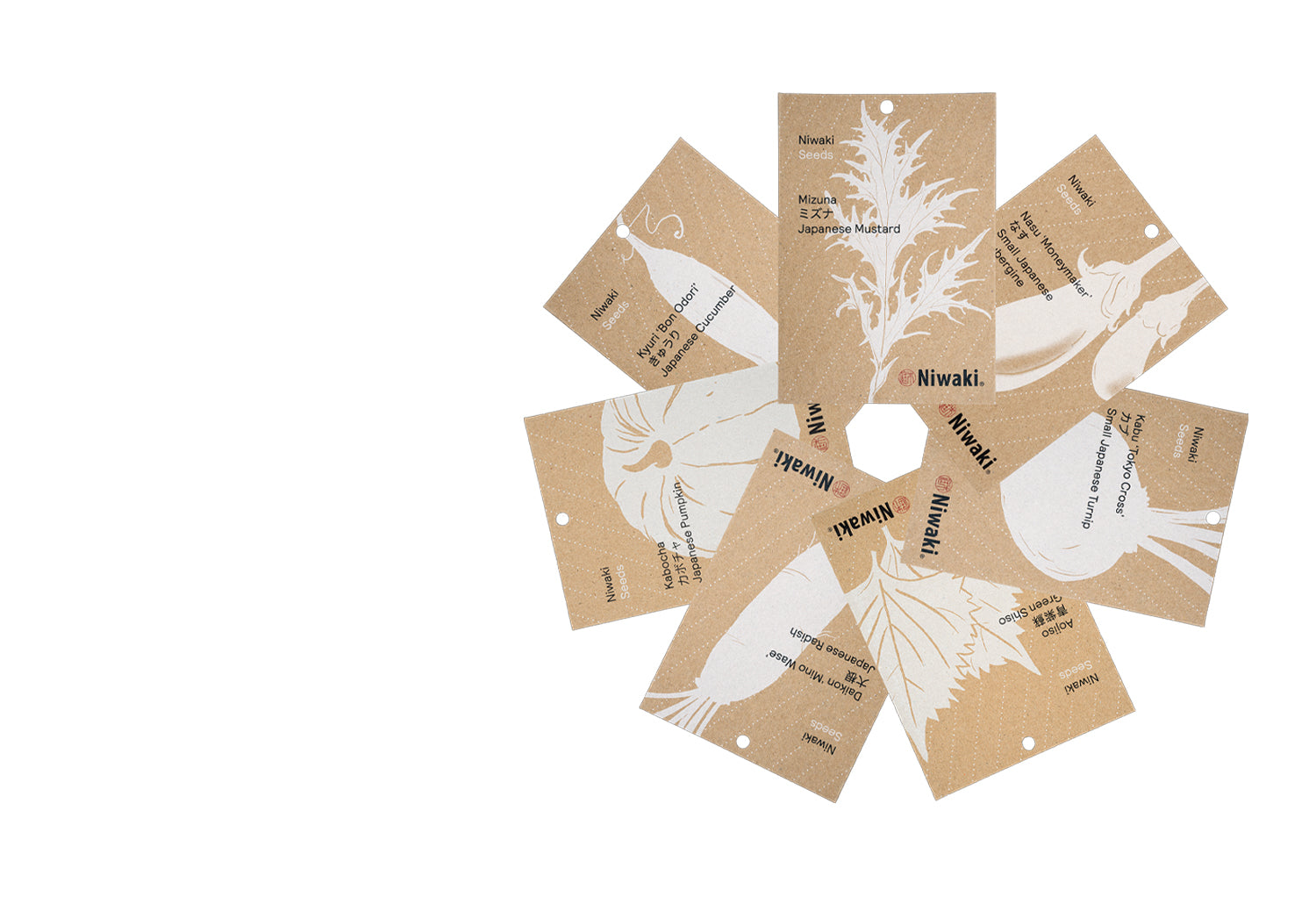 Niwaki Japanese Vegetable + Herb Seeds | twentytwentyone | Default Title