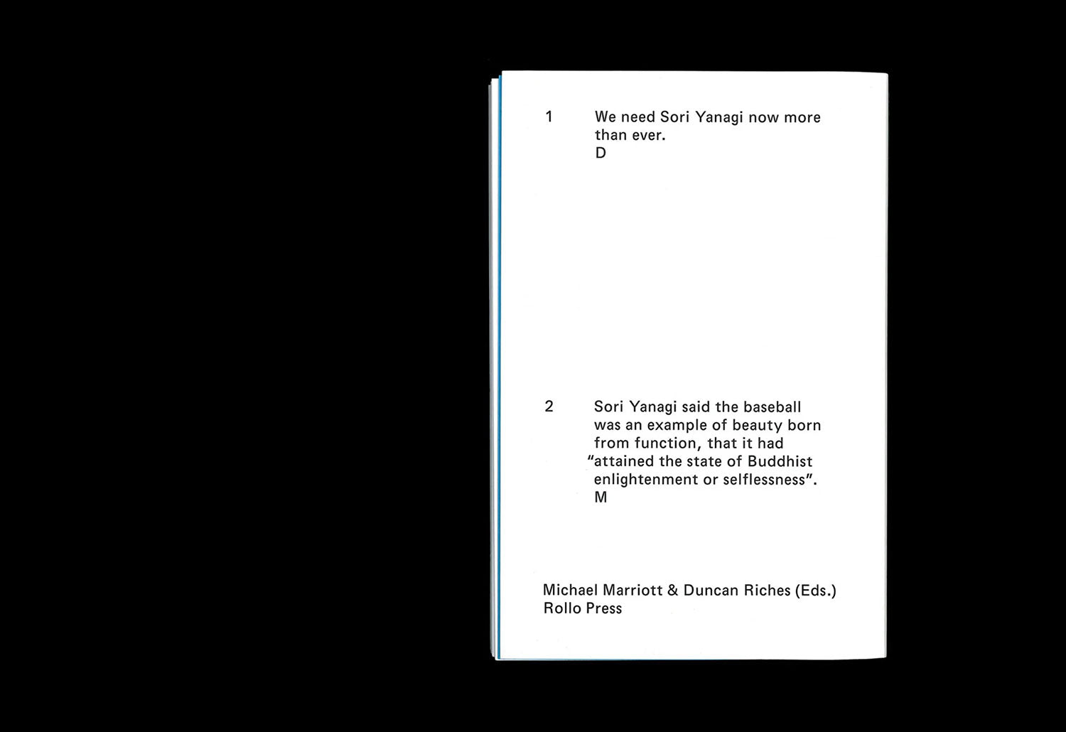 Rollo-Press The Sori Yanagi Appreciation Society Book | twentytwentyone ...