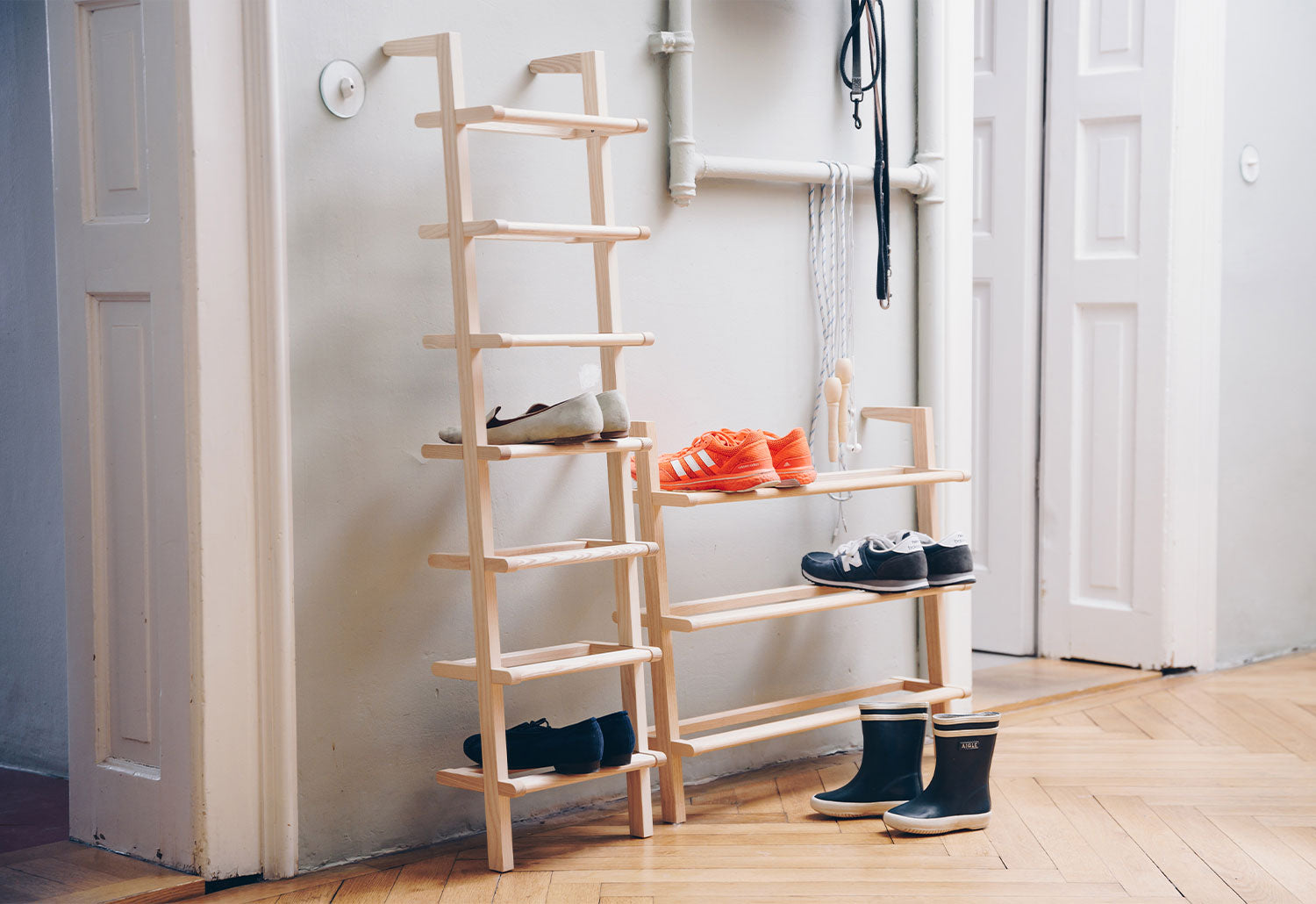 Side by Side Lady Long Shoe Rack | twentytwentyone | Default Title