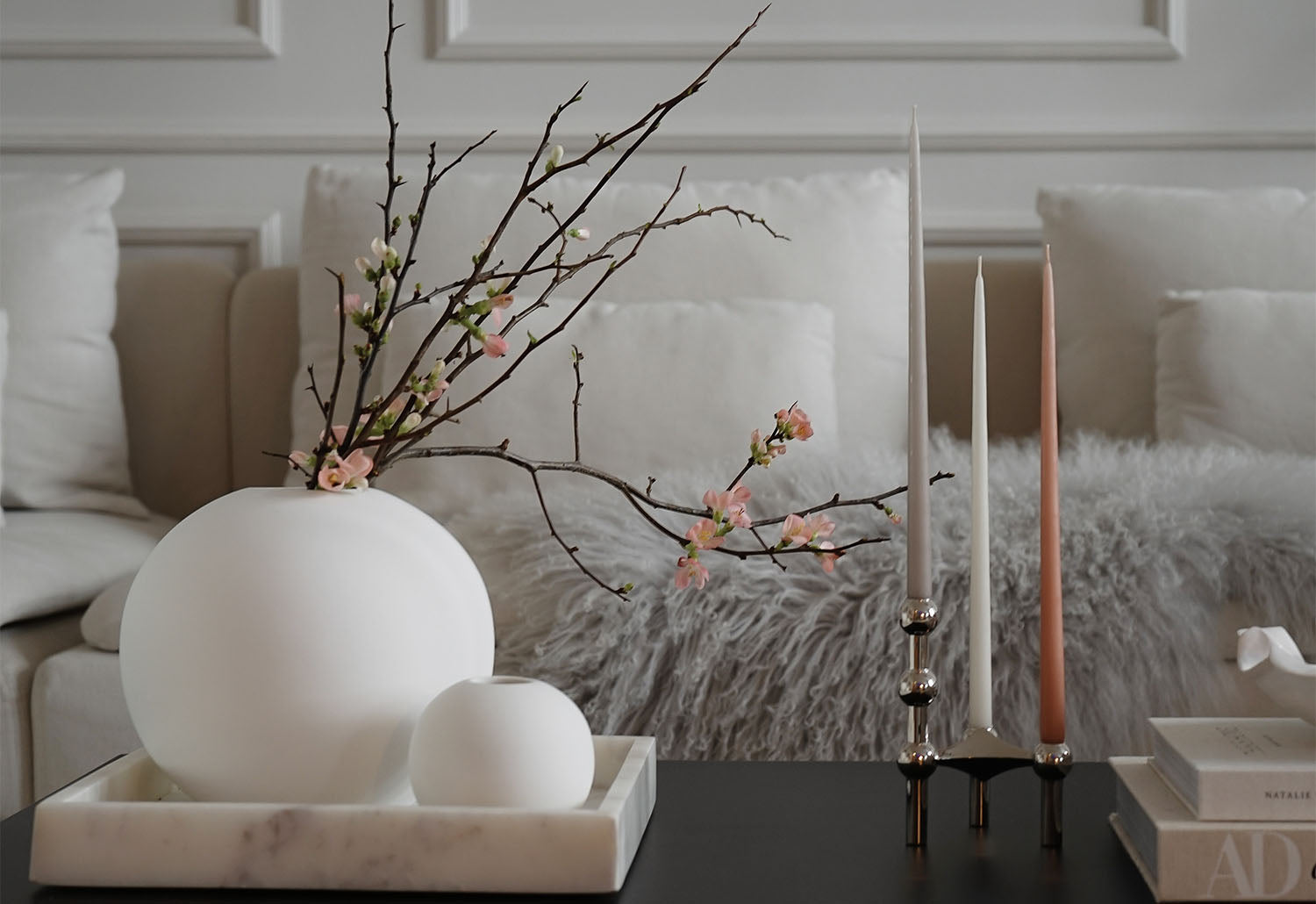 Stoff Nagel Taper Candle | Set of 6 | twentytwentyone