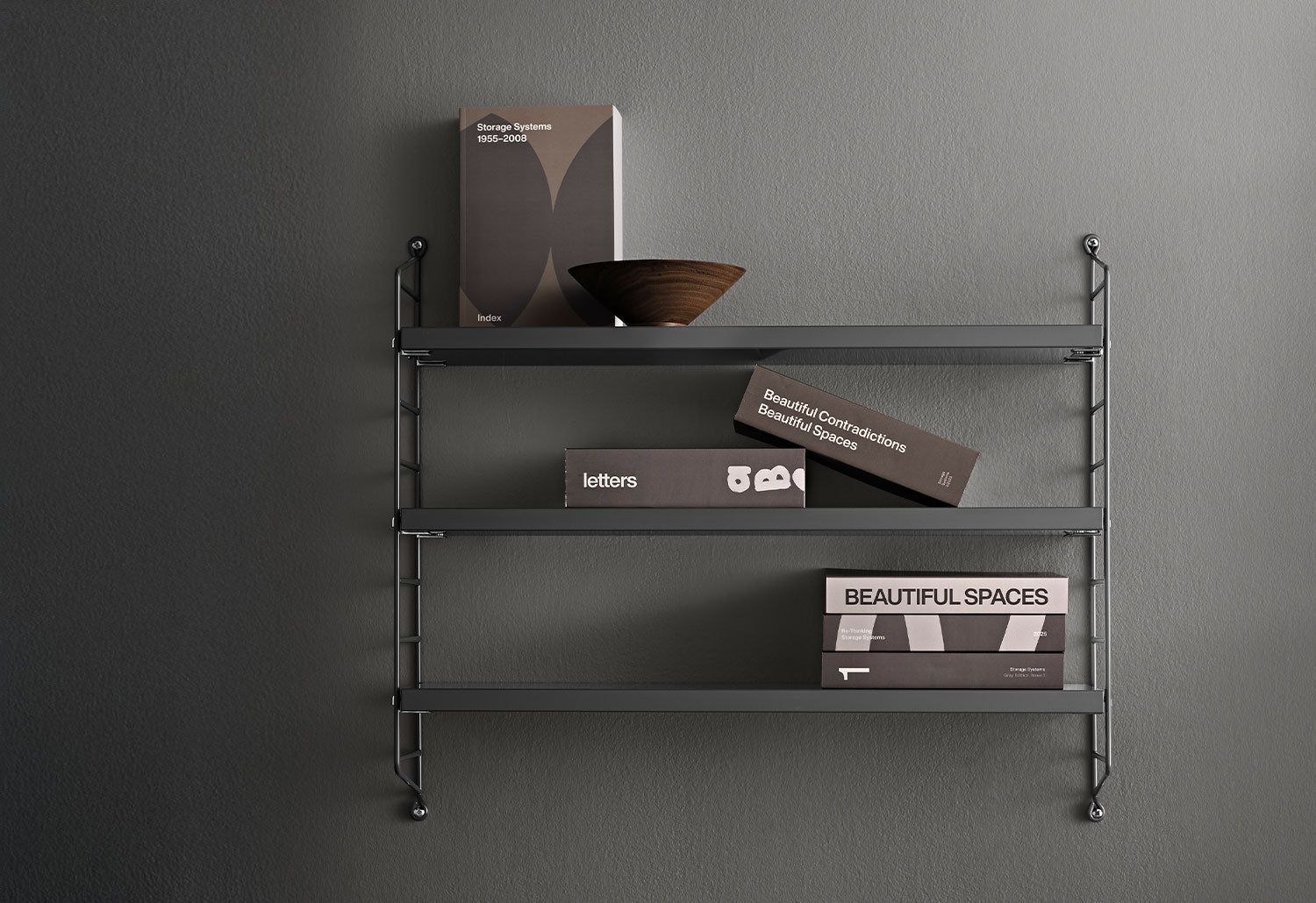 String System | Pocket Shelving | twentytwentyone | White - Coloured ...