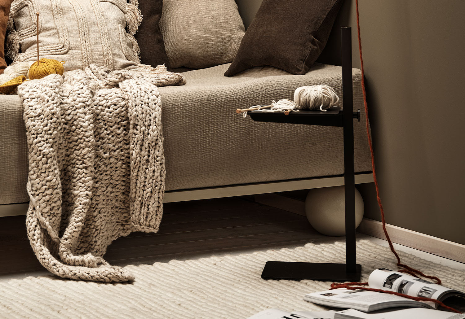 String Museum Side Table | twentytwentyone | Aluminium