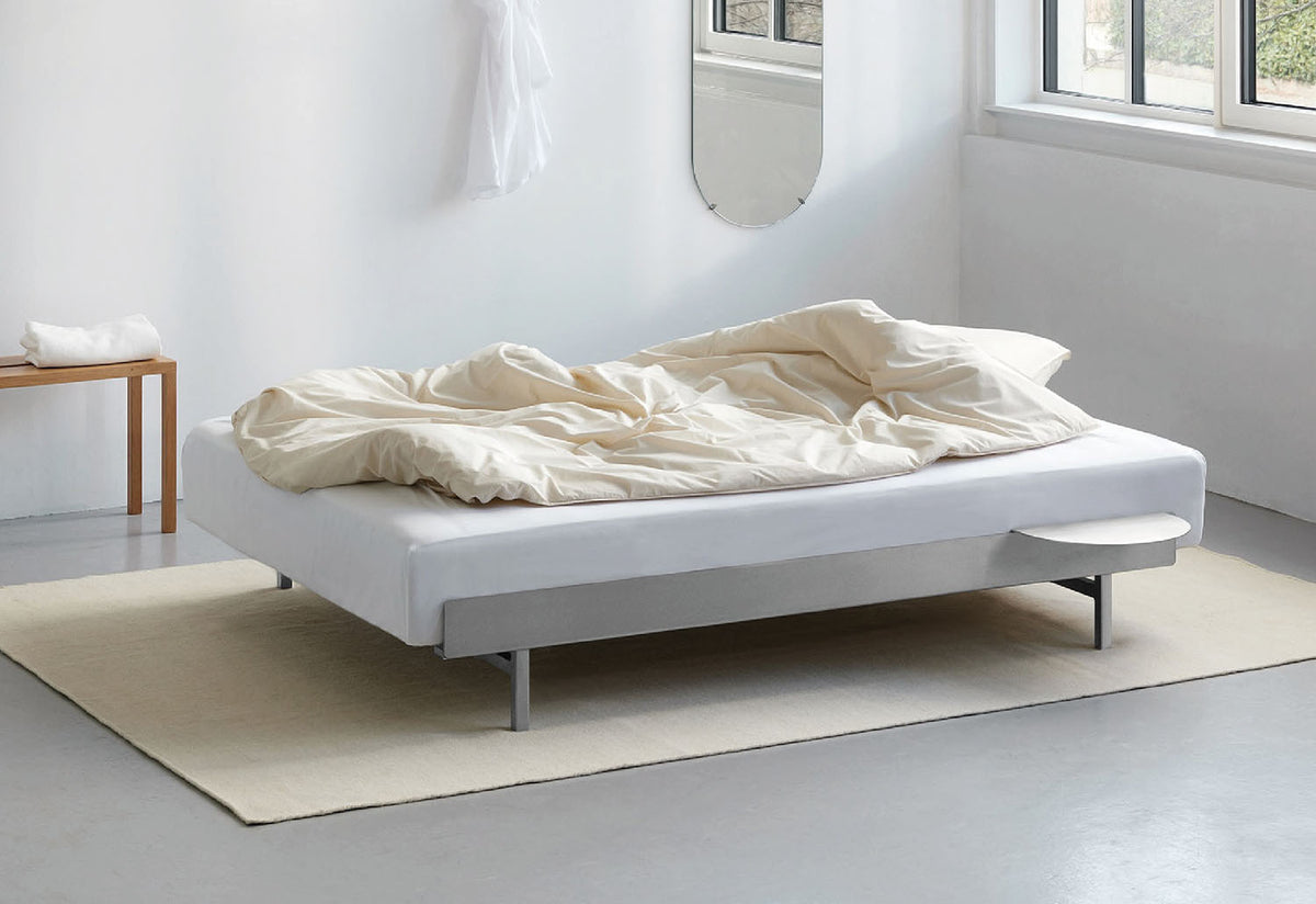MOEBE 90 - 180cm Bed Stainless Steel | twentytwentyone