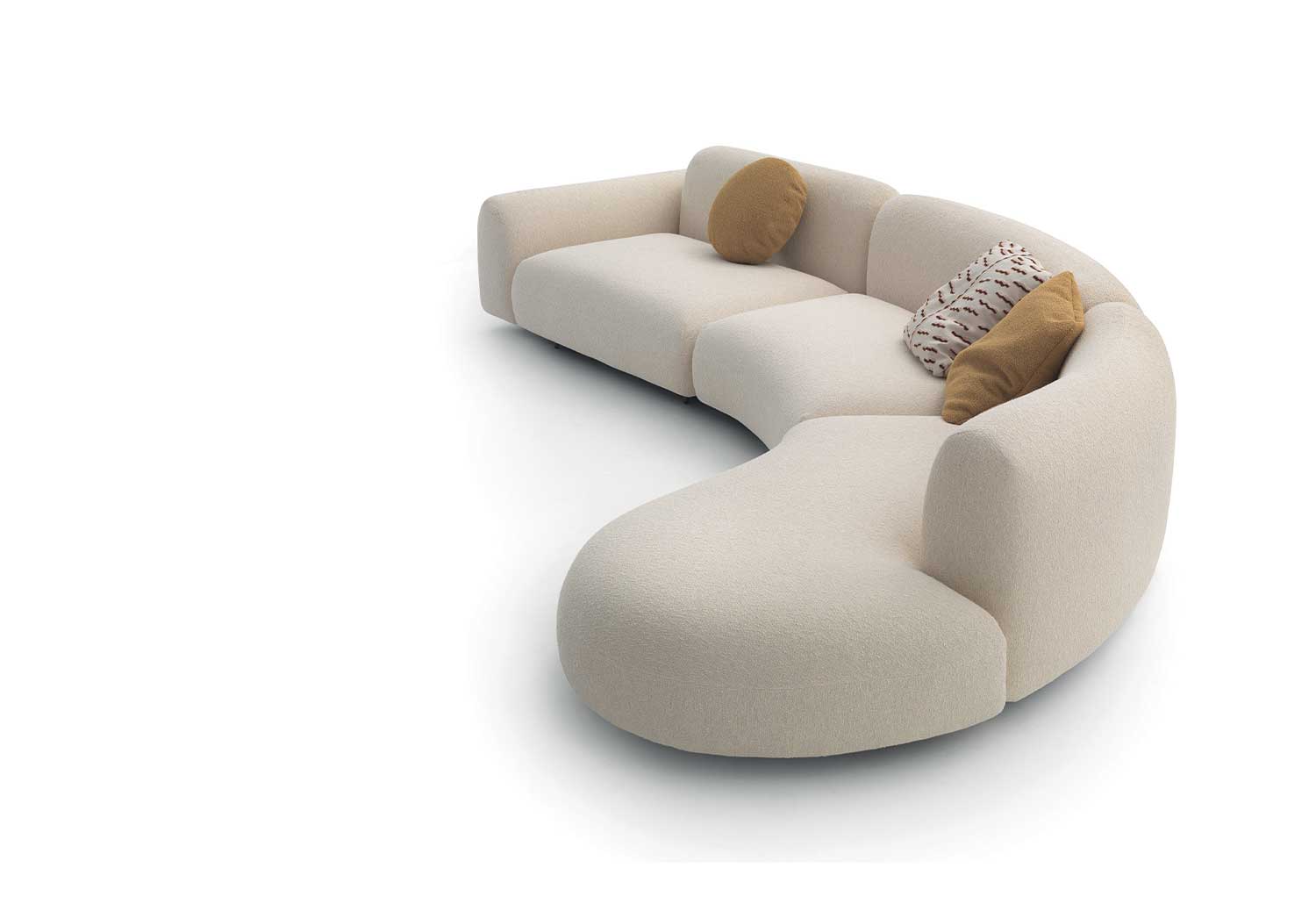 Arflex Tokio Curved Sofa | Configuration 2 | twentytwentyone