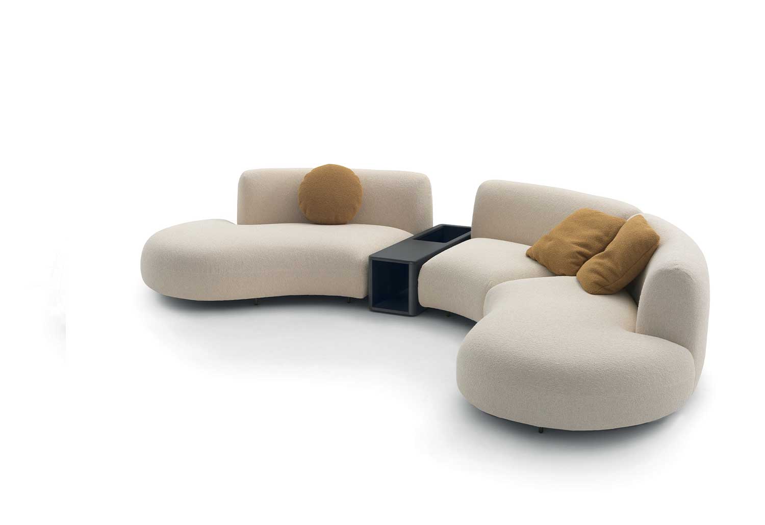 Arflex Tokio Curved Sofa | Configuration 3 | twentytwentyone | Fabric ...