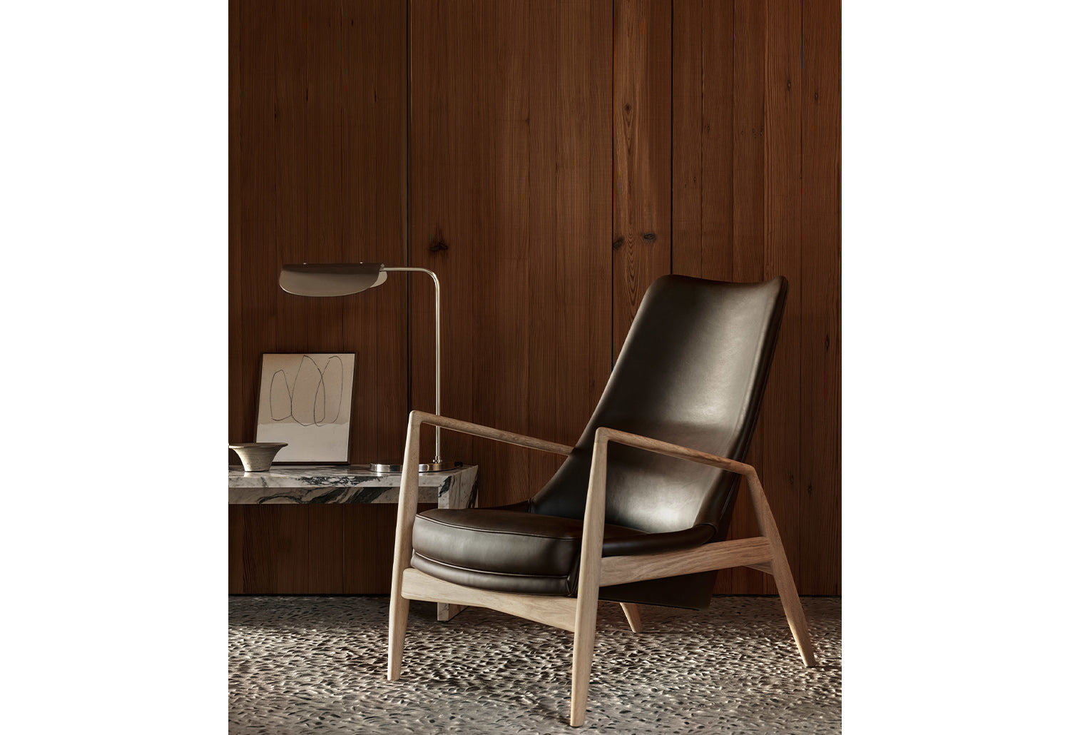 Audo Copenhagen Plinth Bridge | twentytwentyone | Black Marquina marble ...