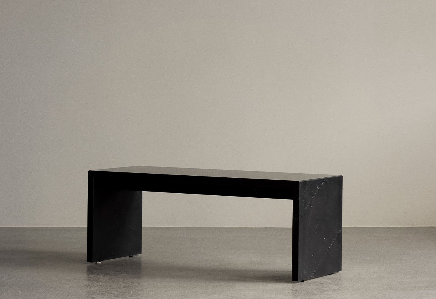 Audo Copenhagen Plinth Bridge | twentytwentyone | Black Marquina marble ...