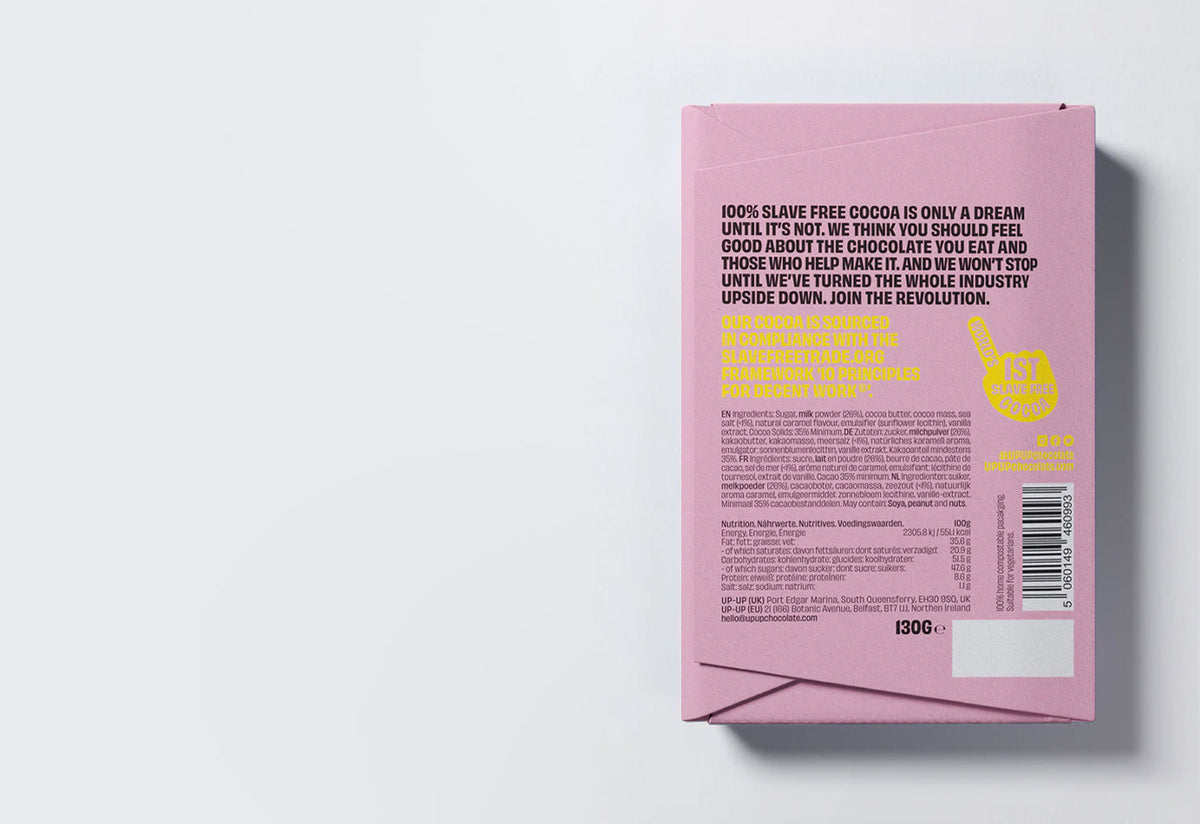 UP-UP Salted Caramel Milk Chocolate Bar | twentytwentyone