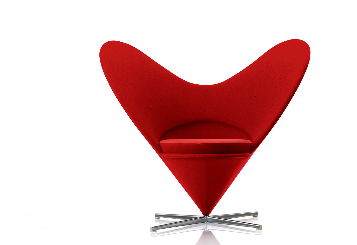 Vitra Heart Cone Chair | twentytwentyone | Tonus Lime Green - Fabric F100
