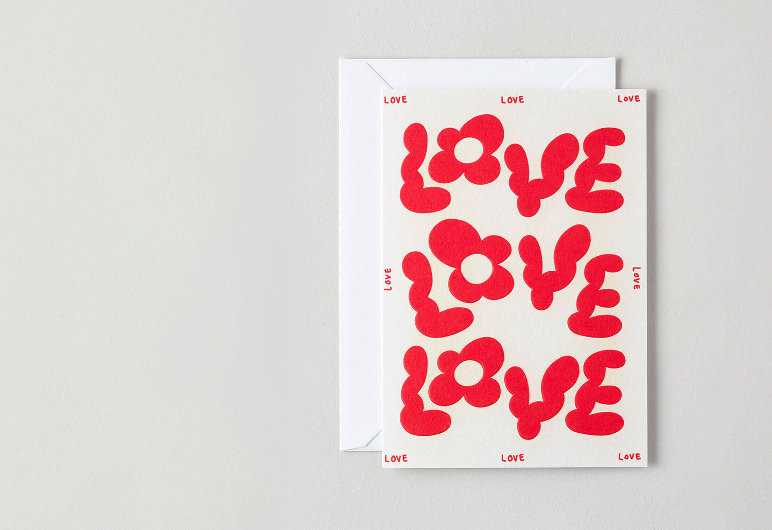 Wrap Magazine Love Love Love Embossed Card | twentytwentyone | Default ...