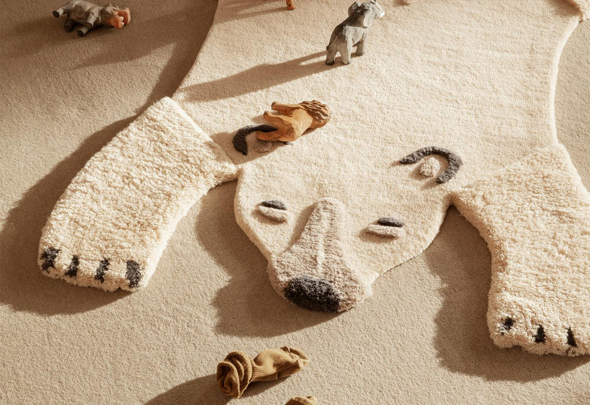 Ferm Living Polar Bear Tufted Rug | twentytwentyone