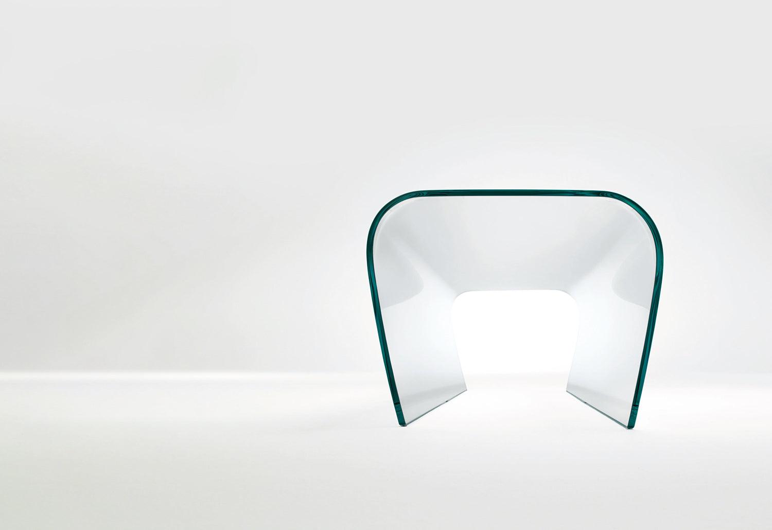 Glas Italia Bent Glass Bench | twentytwentyone