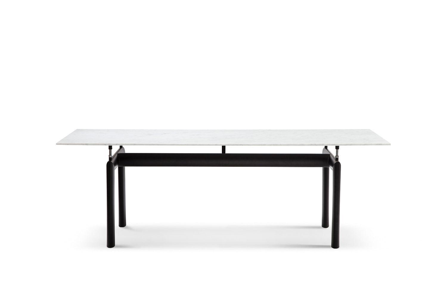 Cassina LC6 Table | twentytwentyone | Carrara marble / Black enamel