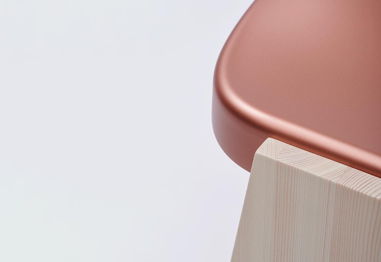 Mattiazzi Fronda Stool | twentytwentyone | Black pine - Pine / Black - steel