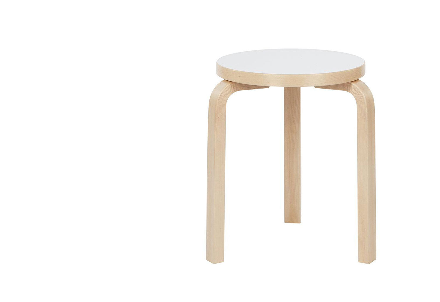 Artek Aalto Stool 60 | twentytwentyone | Birch veneer - Veneered Seat