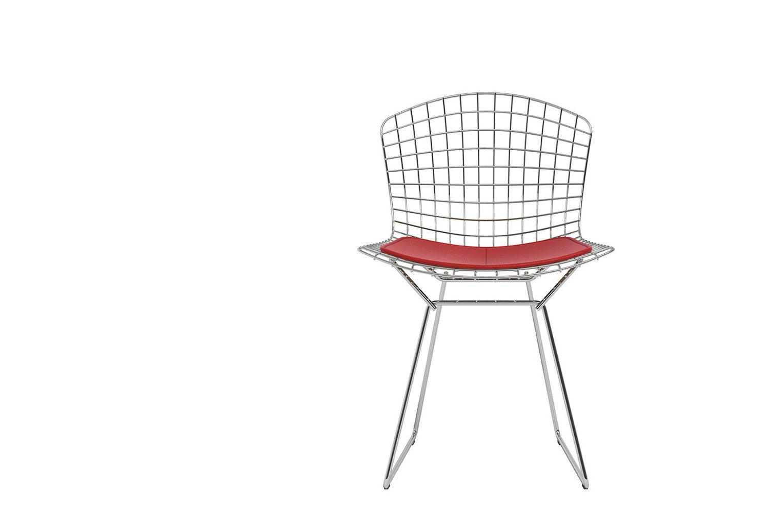 Knoll Bertoia Side Chair | twentytwentyone | Satin chrome / Seat pad ...