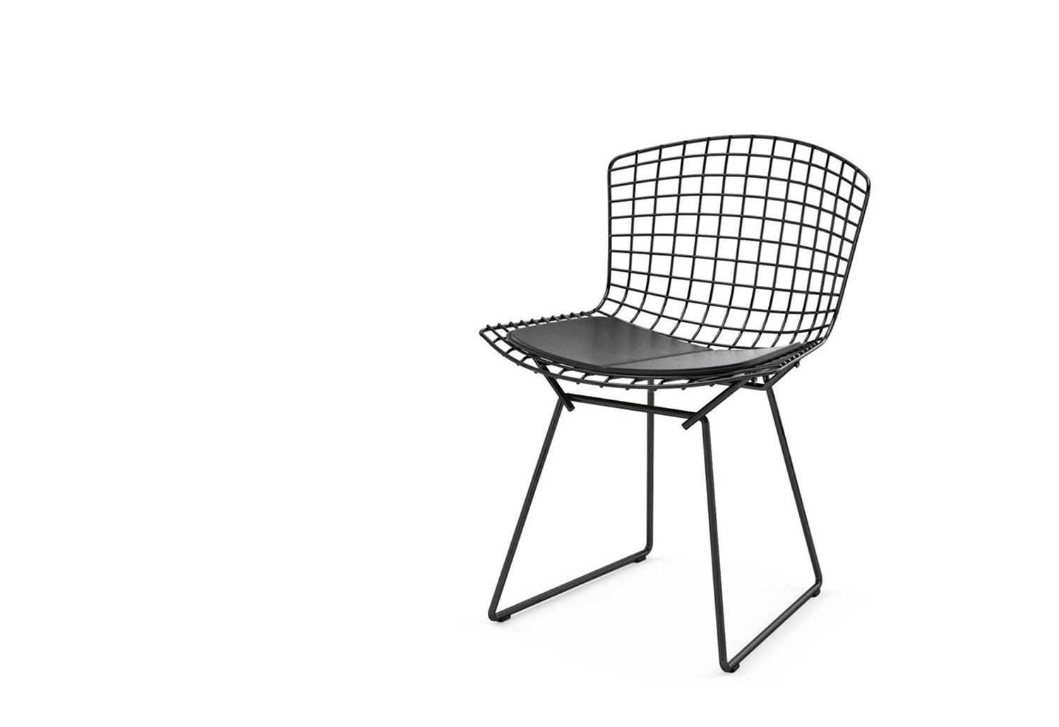 Knoll Bertoia Side Chair | twentytwentyone | Satin chrome / Seat pad ...