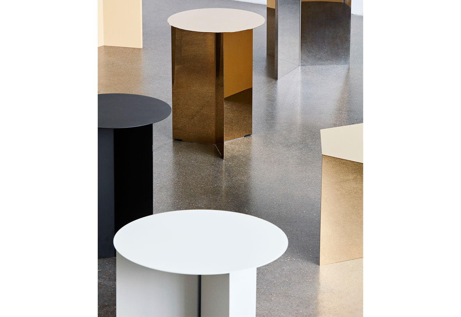 HAY Slit Table | High | twentytwentyone | Black powder coated - Steel