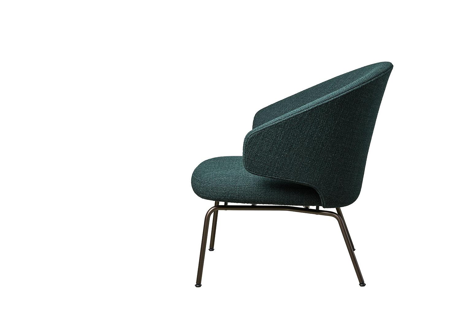 Fritz Hansen Let Lounge Chair | twentytwentyone | Steel base, Brown ...